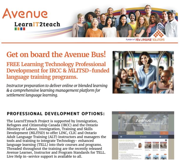 Avenue – A project of New Language Solutions